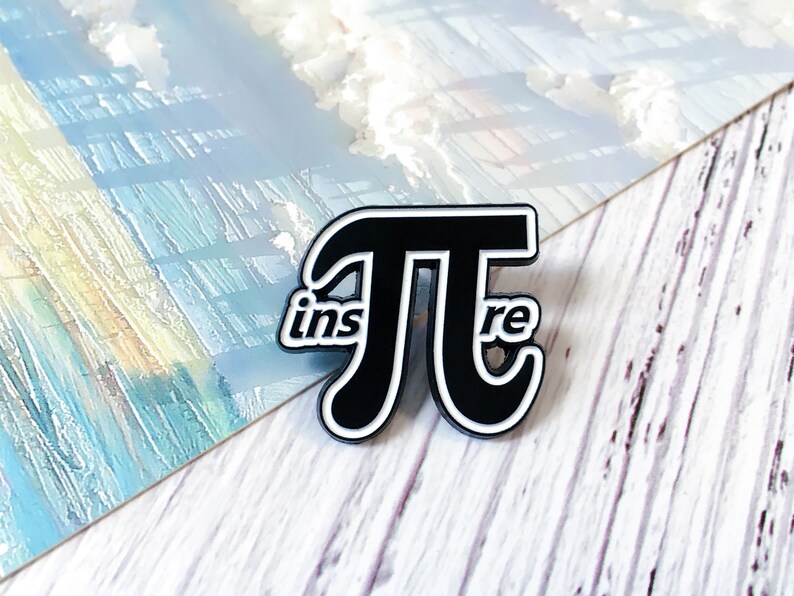 Math, Mathematics Enamel Pin, STEM Badge Pin, Lapel Pin, Collar Pin ...