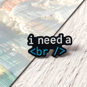 Technology Programmer Enamel Pin, STEM Badge Pin, Lapel Pin, Collar Pin ...