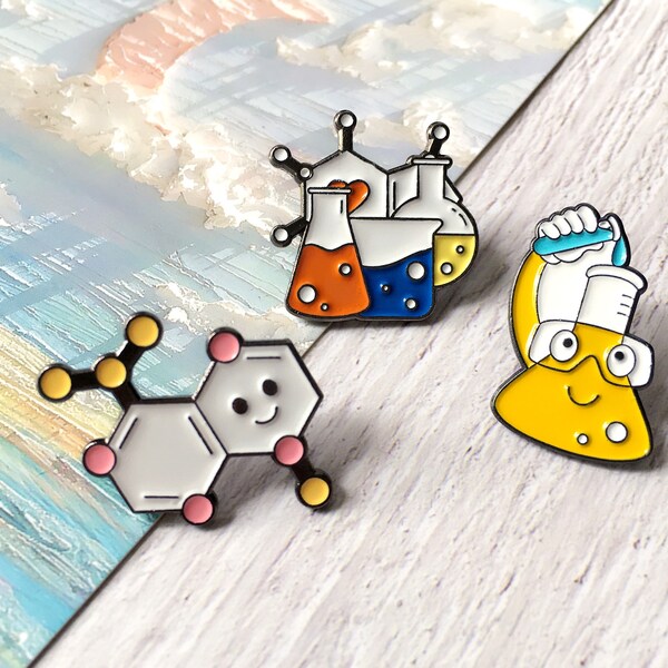 Chemistry Enamel Pin - Etsy