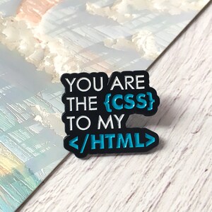 Technology Programmer Enamel Pin, STEM Badge Pin, Lapel Pin, Collar Pin ...