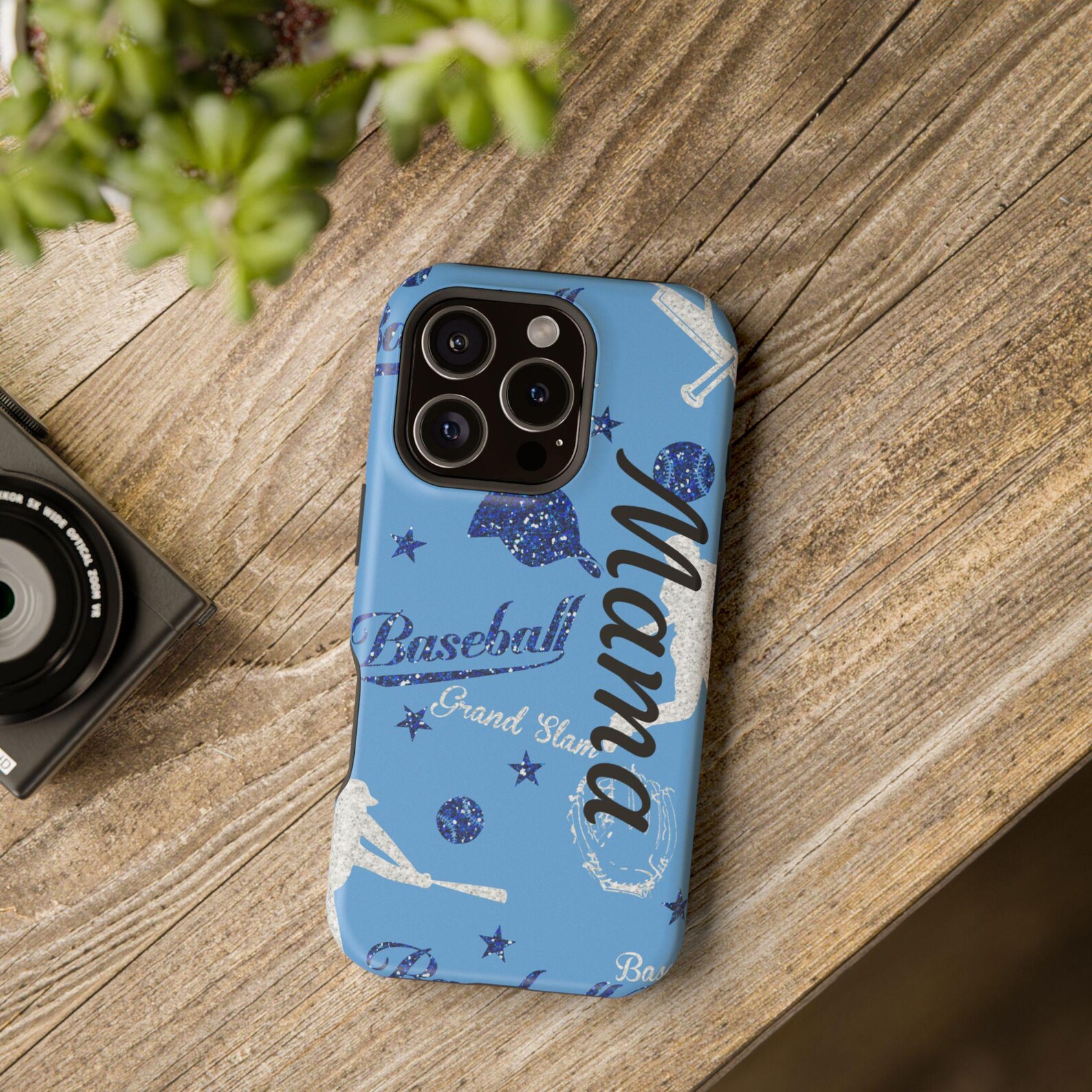 Personalized Baseball iPhone Case: Mama Sports Phone Cover, Magsafe ...