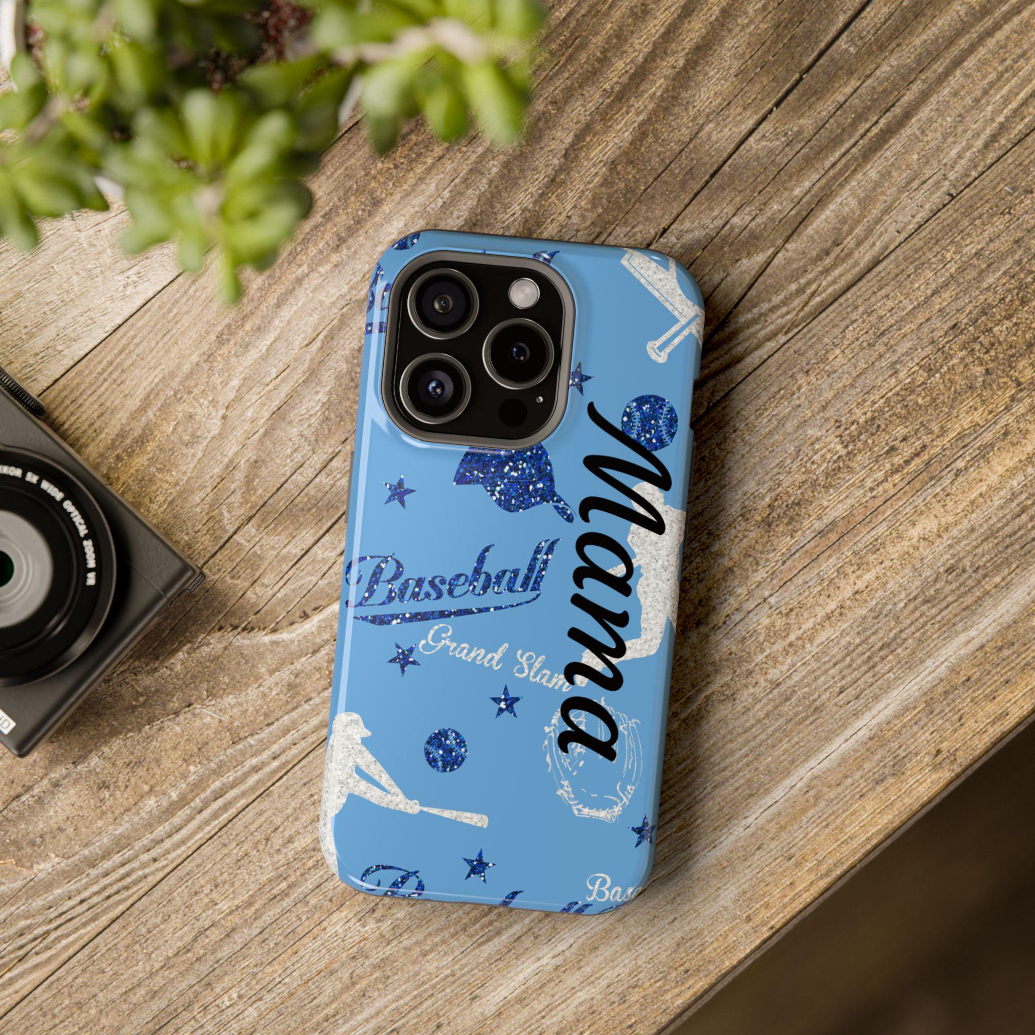 Personalized Baseball iPhone Case: Mama Sports Phone Cover, Magsafe ...