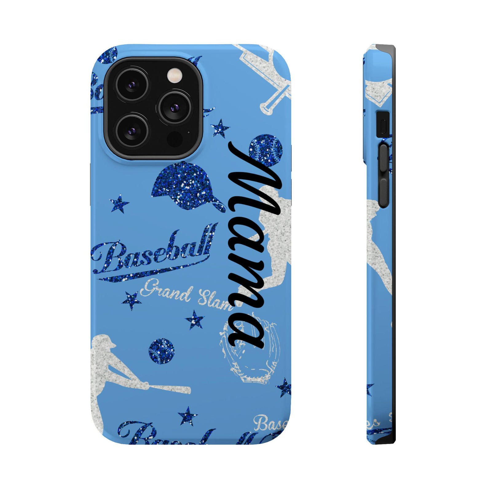 Personalized Baseball iPhone Case: Mama Sports Phone Cover, Magsafe ...