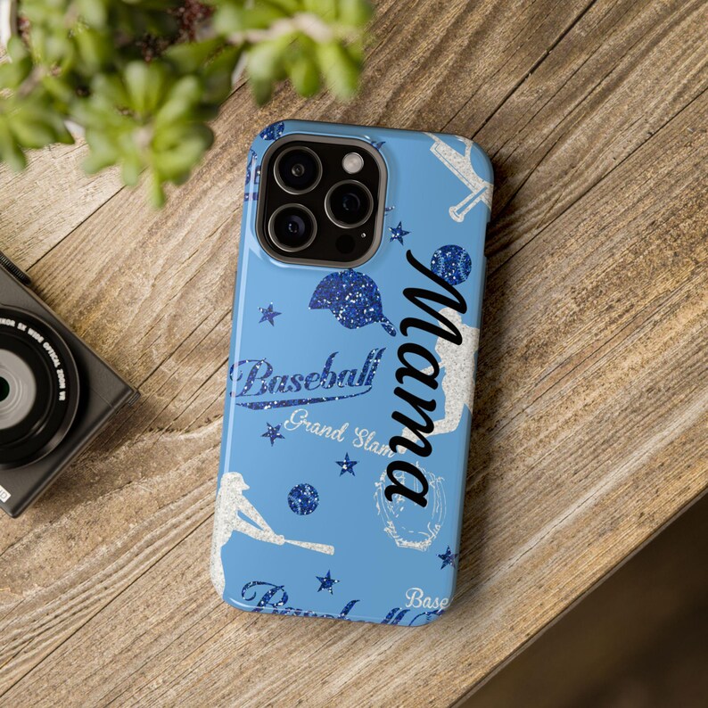 Personalized Baseball iPhone Case: Mama Sports Phone Cover, Magsafe ...