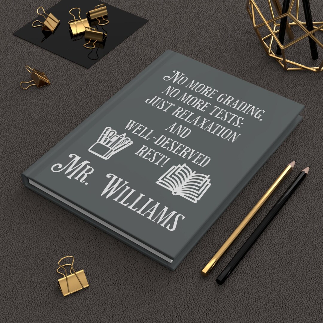 Retirement Guestbook for Teaching Professional - Hardcover Journal ...