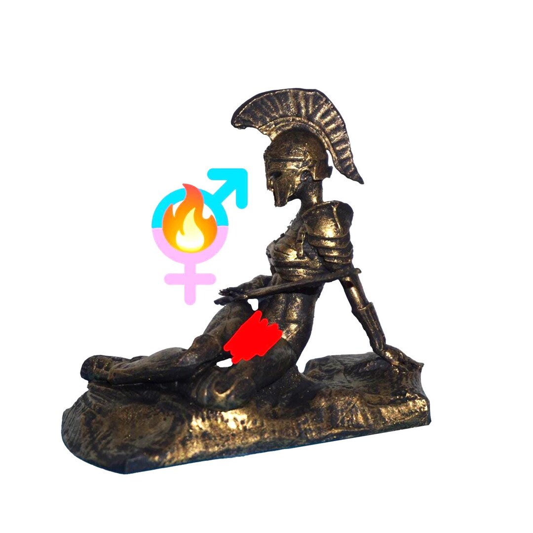 Transgender Mythical Warrior - Spartan Fighter Statue - Etsy