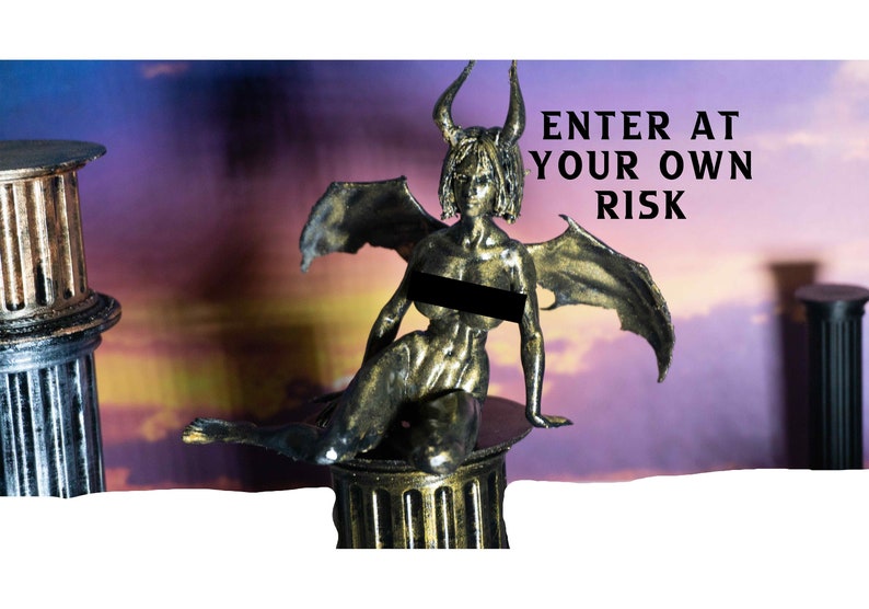 Female, Demonic Succubus Sculpture, Statue, and Tabletop Decoration - Etsy