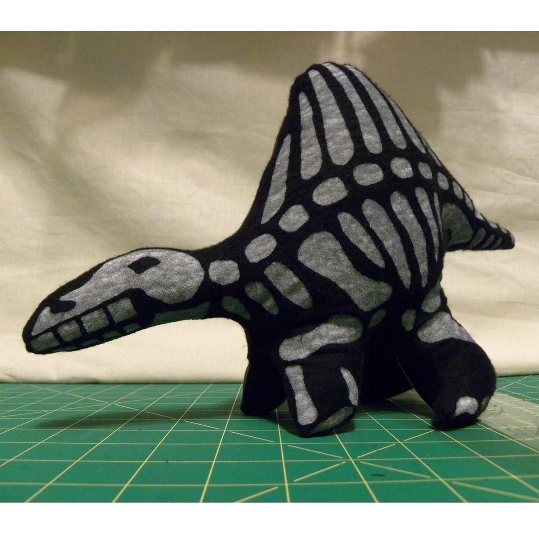 Dinosaur Dino Skeleton Spinosaurus Plush Toy - Etsy