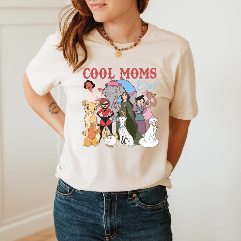 Retro Disney Cool Dad & Mom Club DTF Transfer, Matching Mom and Dad ...