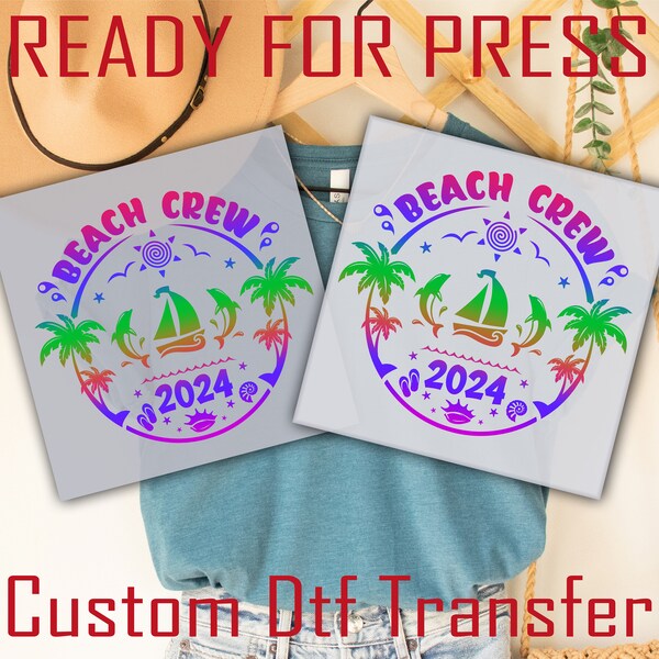Dtf Transfer Beach Trip - Etsy