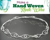 TUTORIAL: Hand Woven Neck Wire Design wire-wrapped Necklace - Etsy