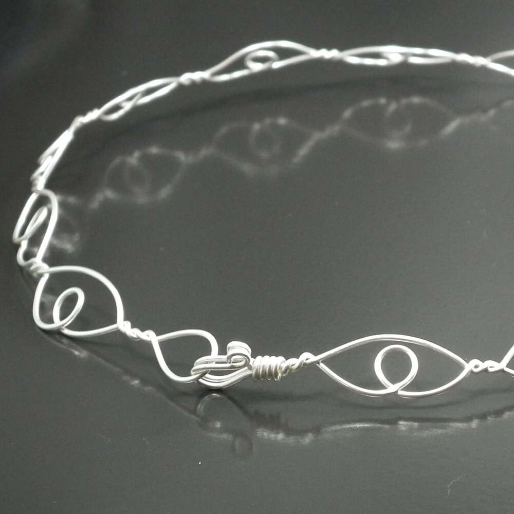 TUTORIAL: Hand Woven Neck Wire Design (wire-wrapped Necklace ...