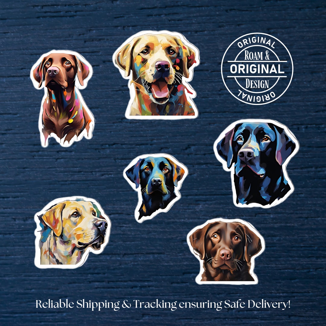 Labrador Retriever Assorted Sticker Sheet Bundle, 10 Sheets, 240 ...
