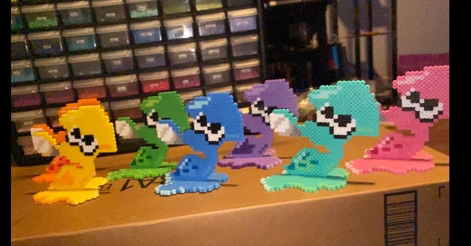 Splatoon Pixel Art Figures - Etsy