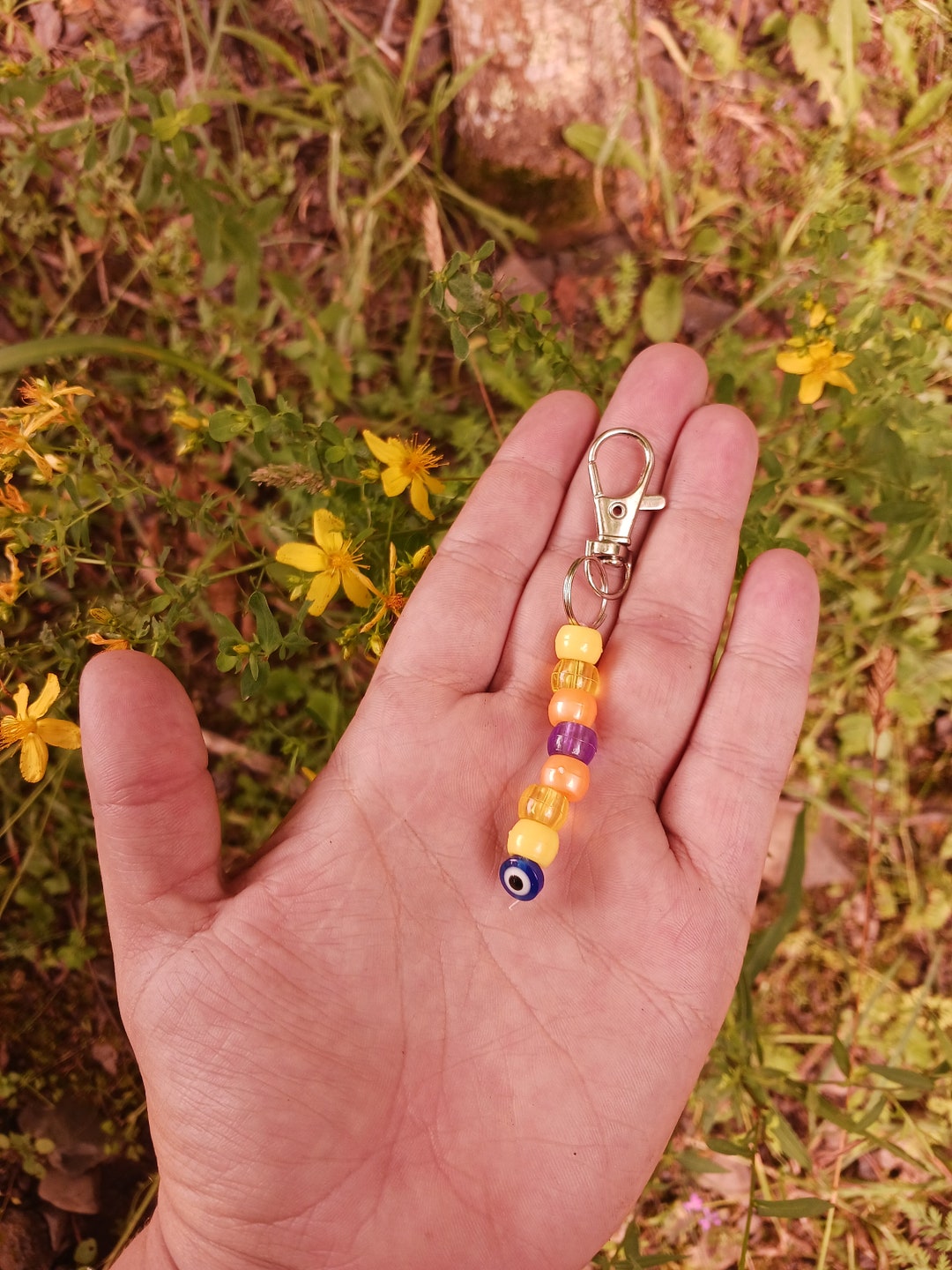 Nazar Protection Key Chain - Etsy