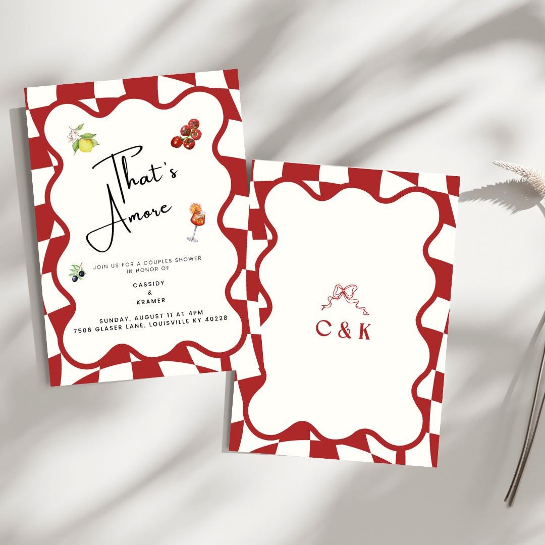 That's Amore Bridal Shower | Couples Shower | Bachelorette Party ...