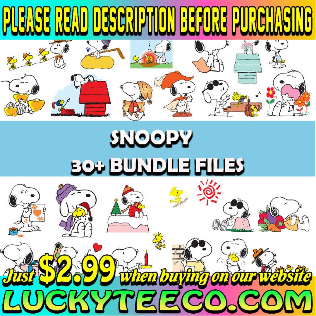 Snoopy Svg, Snoopy Bundle Svg, Charlie Brown Svg, Snoopy Clipart ...