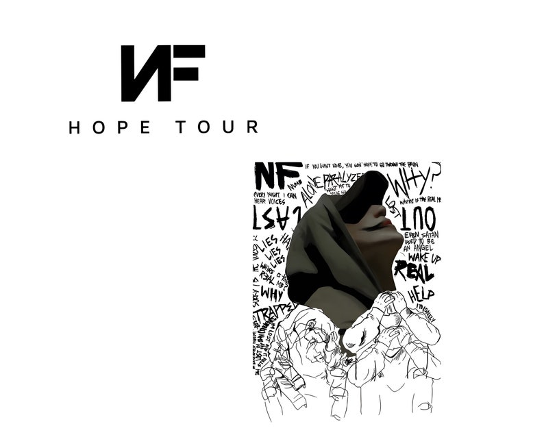 NF Hope Tour Png, NF Concert Png for Fan, Rapper NF Fan Png Digital ...