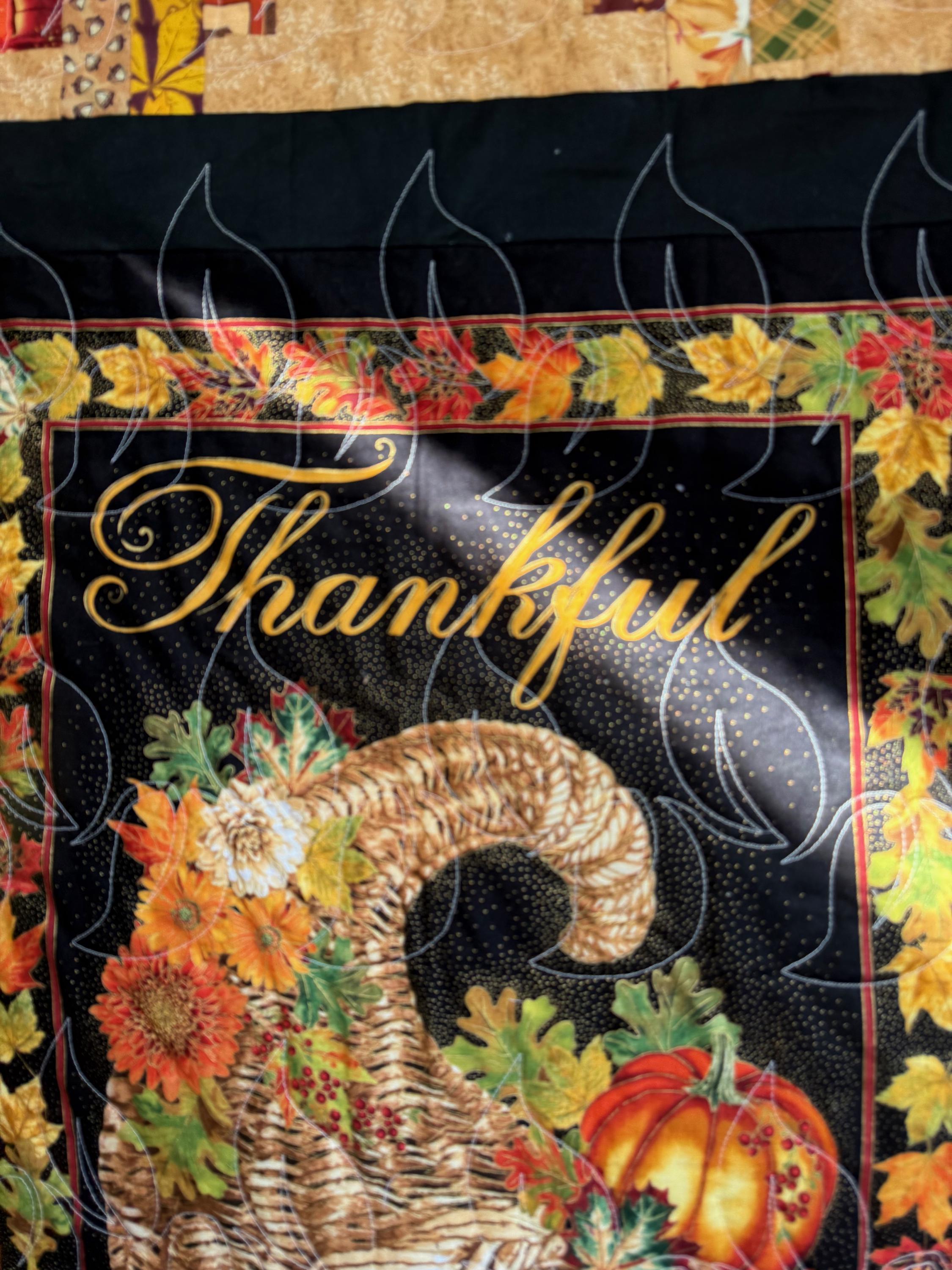Thankful Thanksgiving Quilt or Tablecloth - Etsy