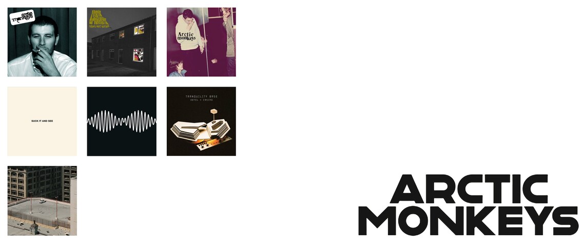 Arctic Monkeys Album Discography and Logo Mug - Etsy