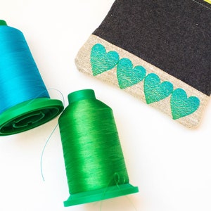 Ombre Heart - Machine Embroidery Design - Etsy