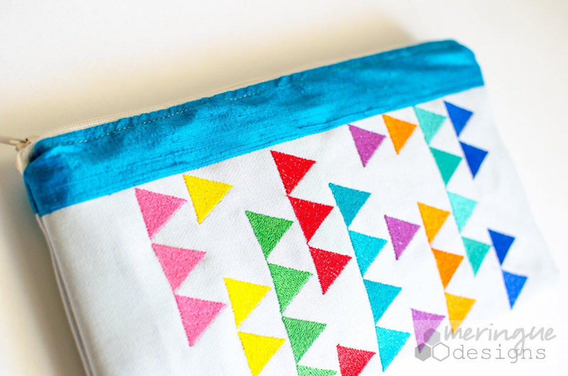 Triangles Stacked Machine Embroidery Designs - Etsy