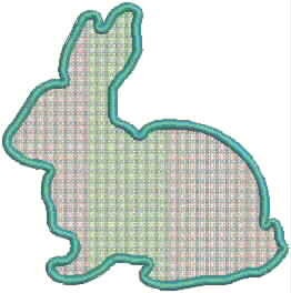 Bunny Rabbit Applique & Redwork Machine Embroidery Designs | Etsy