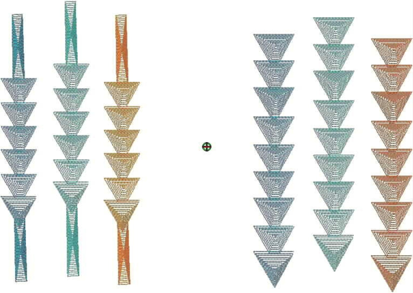 Triangle Arrows Machine Embroidery Designs - Etsy