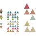 Triangles Stacked- Machine Embroidery Designs - Etsy
