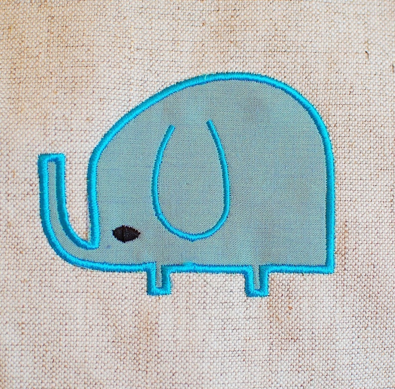 Elephant - Machine Embroidery Designs - Etsy