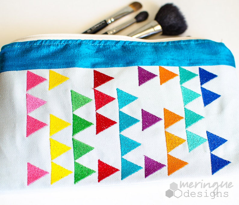 Triangles Stacked Machine Embroidery Designs - Etsy