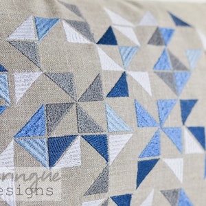 Triangles Scattered - Machine Embroidery Designs - Etsy