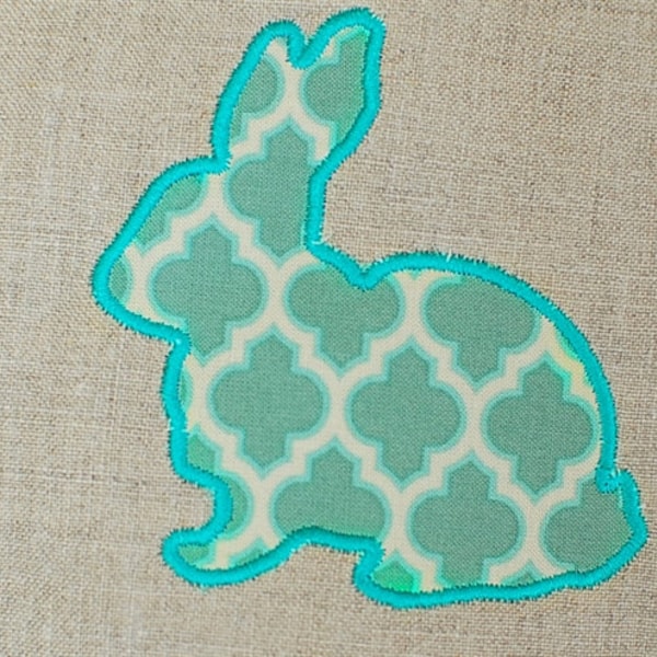 Rabbit Applique - Etsy