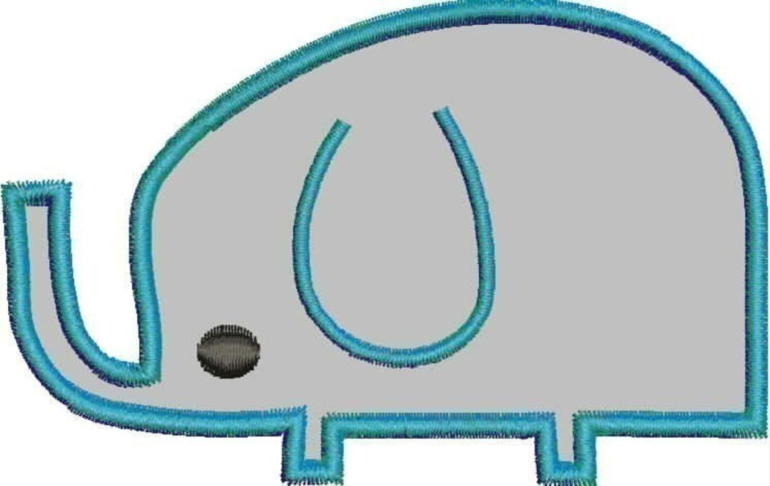 Elephant Machine Embroidery Designs | Etsy