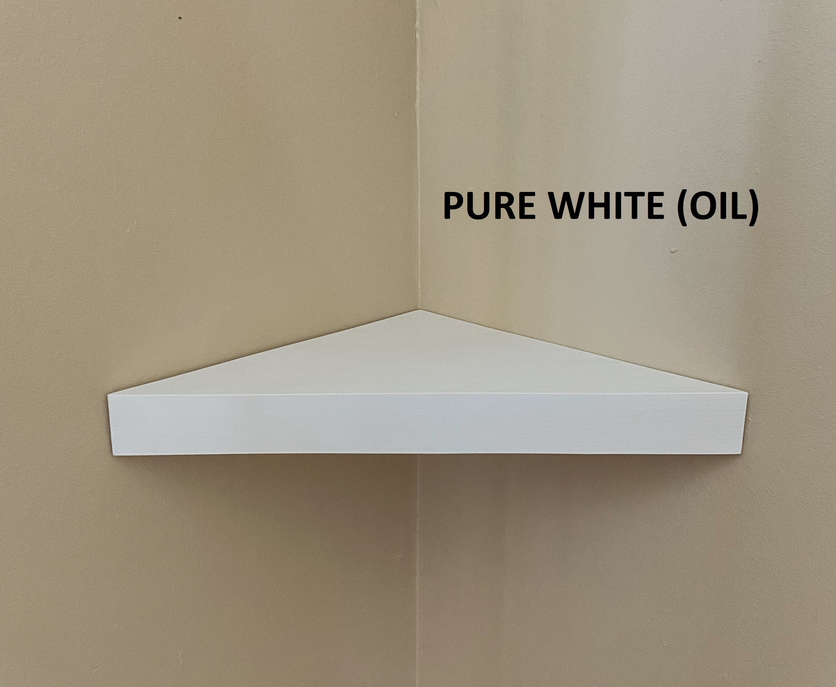 Triangular Corner Shelf, Wooden Shelves, Floating Corner Shelf With ...