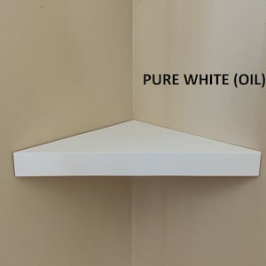 Triangular Corner Shelf, Wooden Shelves, Floating Corner Shelf With ...