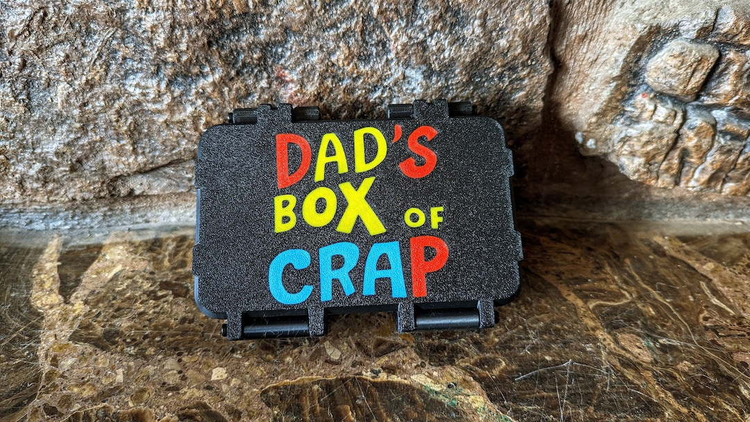 Dad's Box of Crap, Father's Day Gift Box Unique Gift for Dad, Dads Gift ...