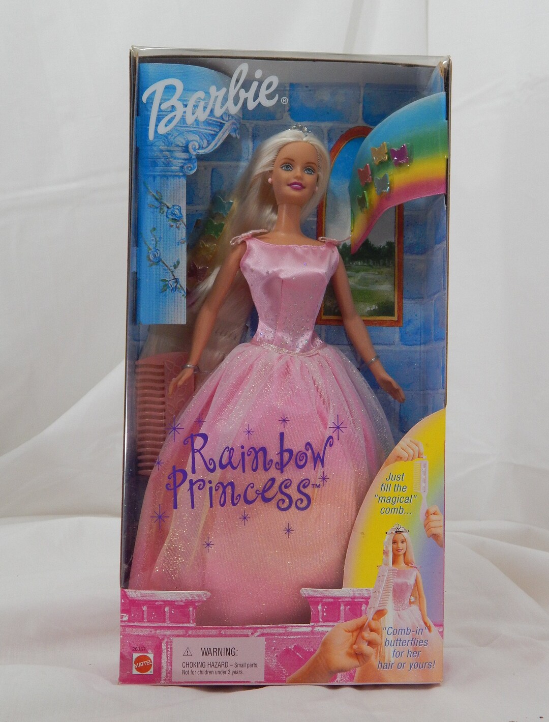 Princess Rainbow Princess Barbie Doll Magical Butterfly Theme Mint in ...