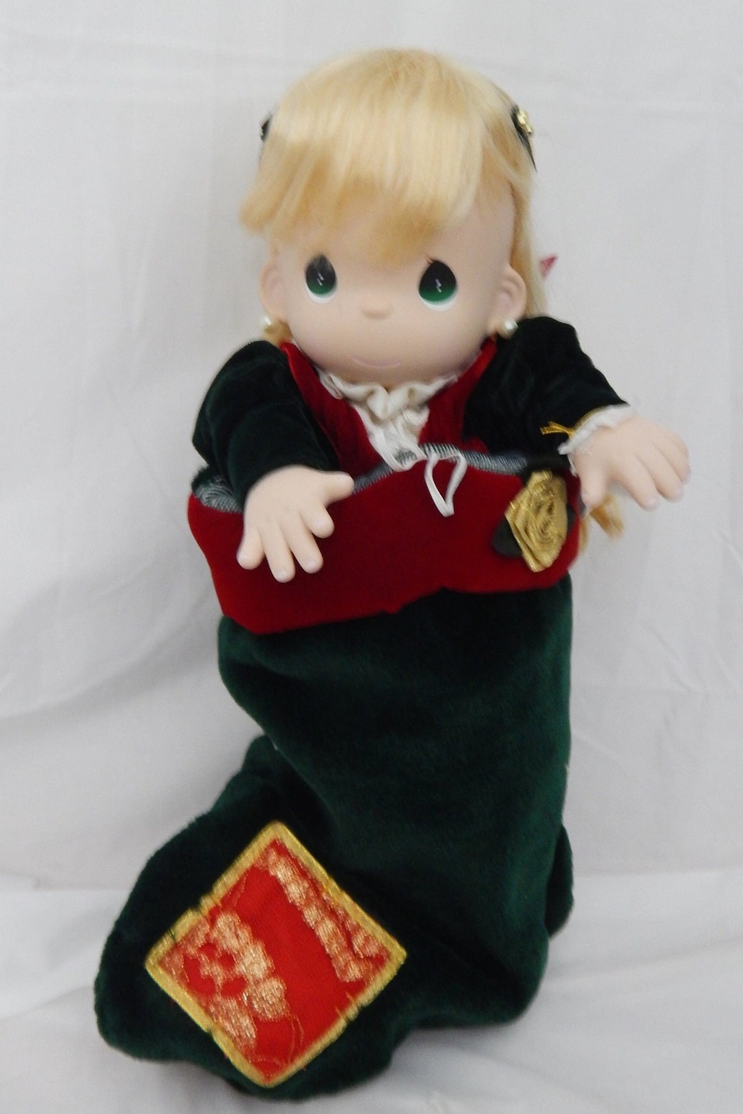 Precious Moments gabrielle Christmas Stocking Doll 16 Holiday ...