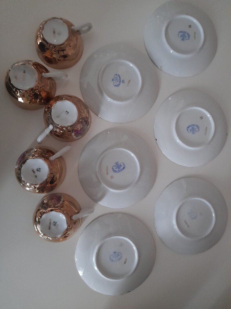 Bondware Gold Vintage Coffee Set - Etsy