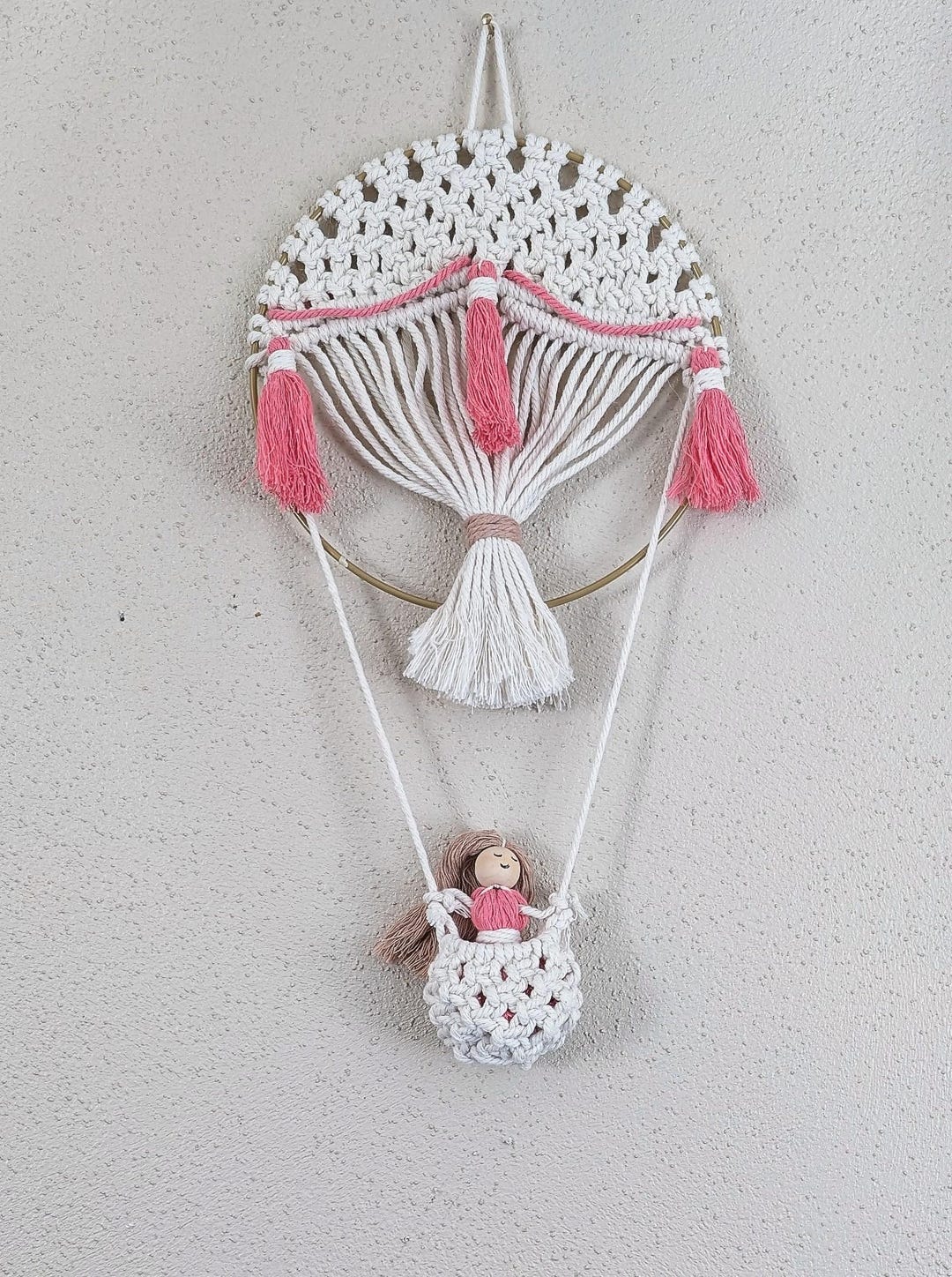 Macrame Balloon Decoration, Macrame Nursery Balloon, Macrame Wall ...