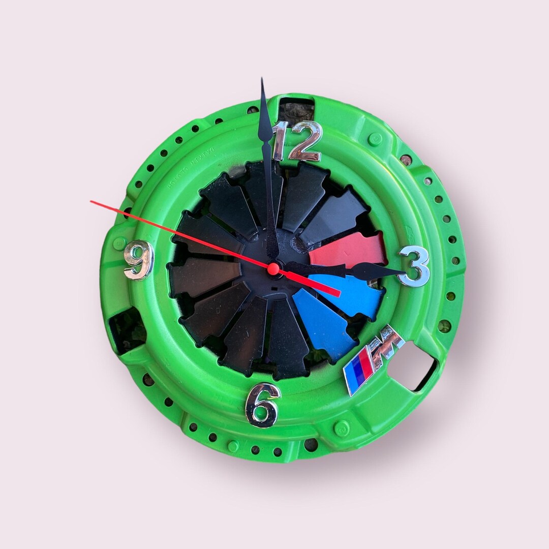 Bmw M Logo/personalized Wall Clock / Real Car Engine Parts/personalized ...