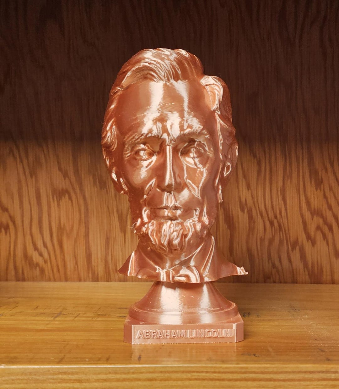 Abraham Lincoln - Head (copper) - Etsy