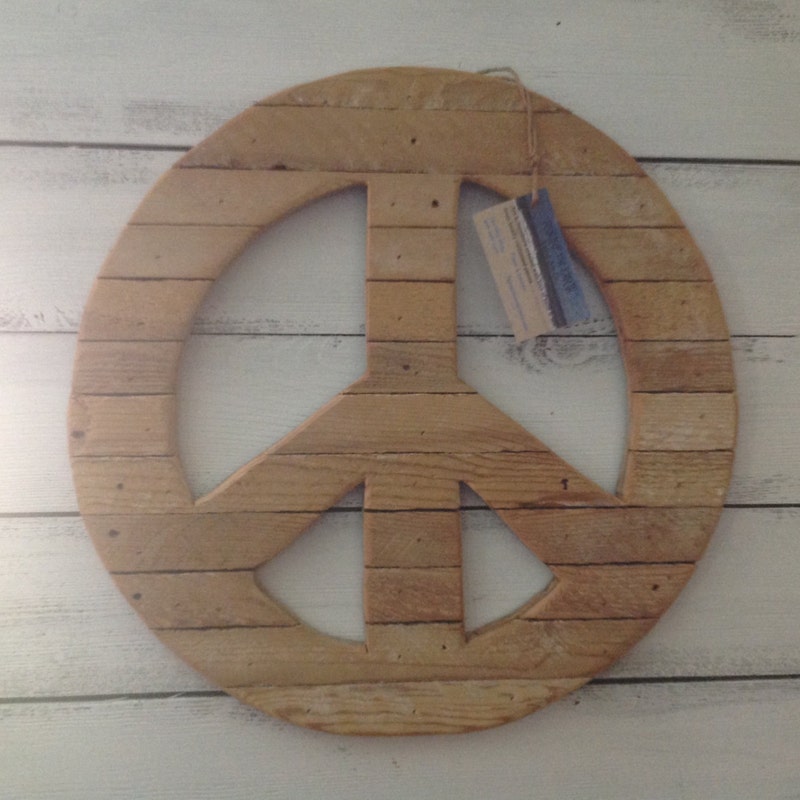 Peace Sign Wall Art - Etsy