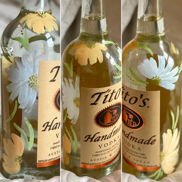 Custom Liquor Bottle Painted - Etsy