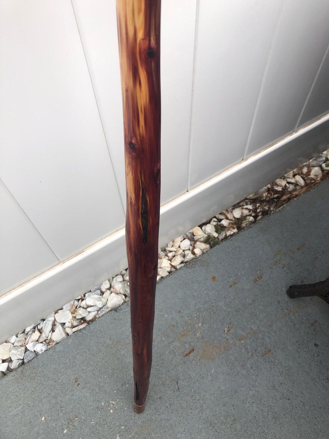 Hand Carved Cedar Staff - Etsy