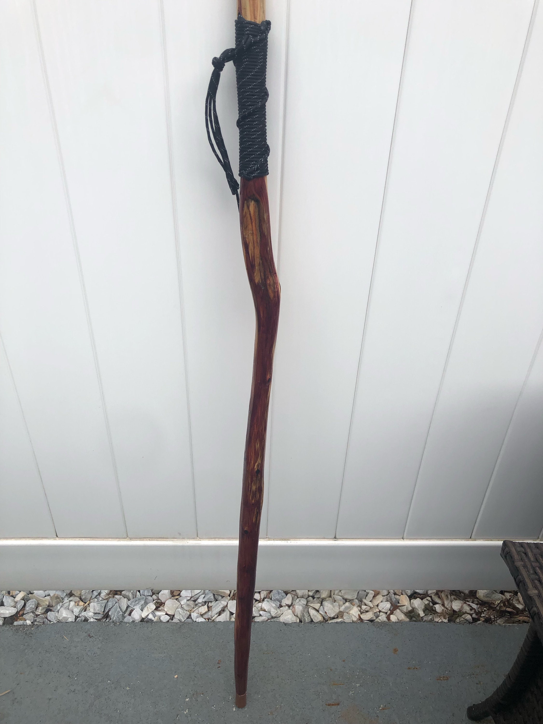 Hand Carved Cedar Staff - Etsy