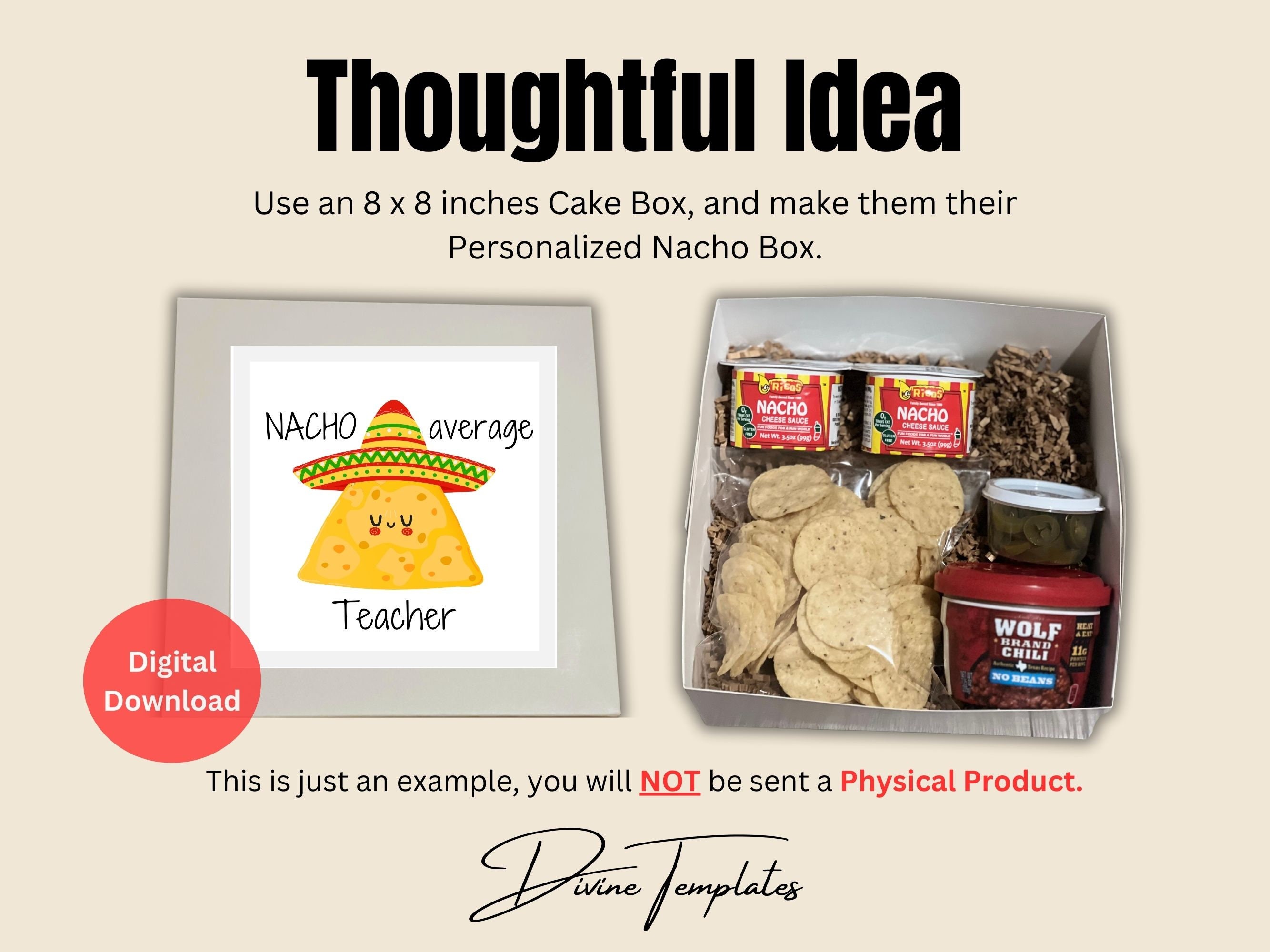 Nacho Average Teacher Appreciation, Thank You Gifts for Teacher ...