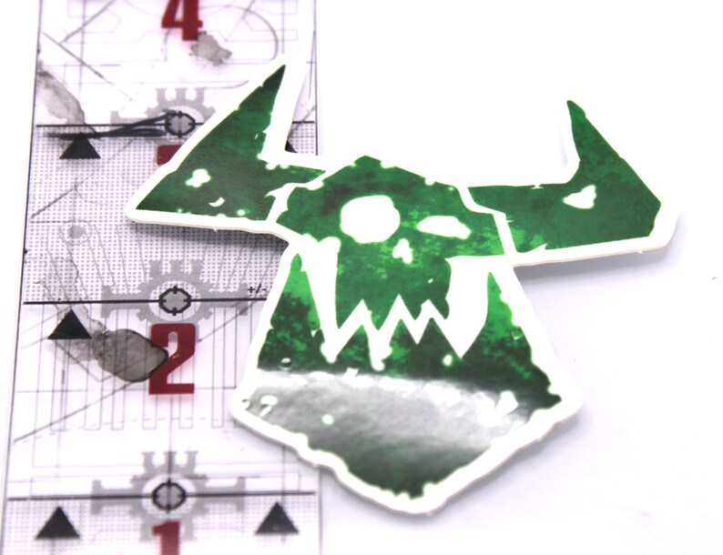 War Hammer 40k/aos Orc Vinyl Sticker - 2.4" X 2.5" - Etsy