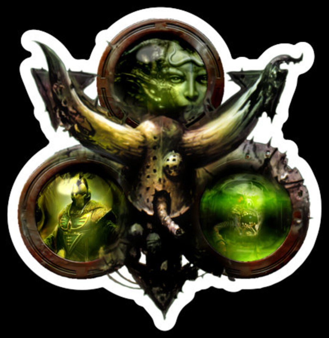 Warhammer 40 / Age of Sigmar Chaos Heretic Vinyl Sticker 3 X 3 - Etsy
